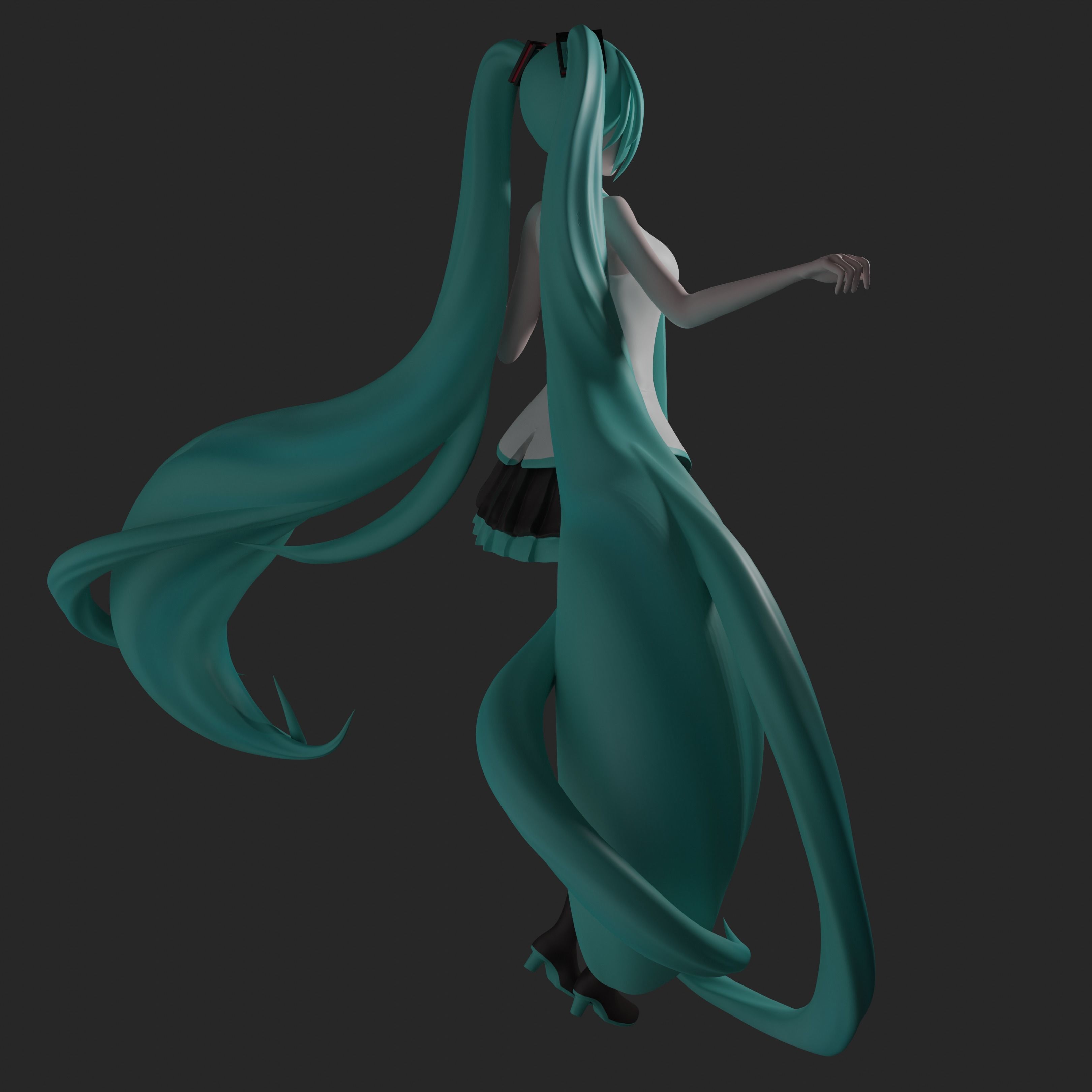 Hatsune Miku 3D model | CGTrader
