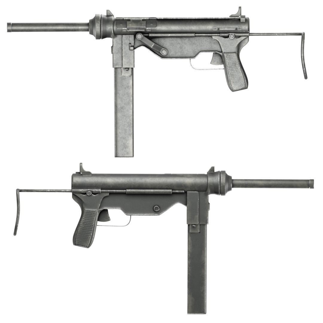 M3 SMG High Poly 3D model | CGTrader