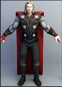 thor superhero 3D model | CGTrader