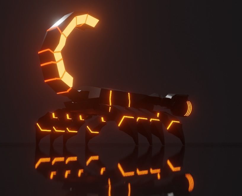 Sci-Fi Scorpion 3D model animated | CGTrader