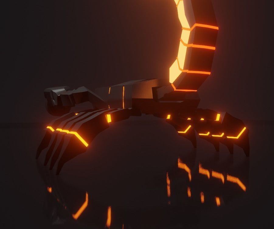 Sci-Fi Scorpion 3D model animated | CGTrader