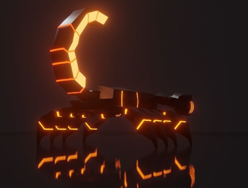 Sci-Fi Scorpion 3D model animated | CGTrader
