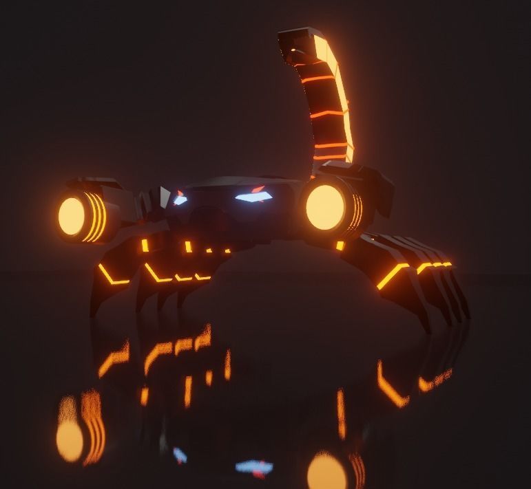 Sci-Fi Scorpion 3D model animated | CGTrader