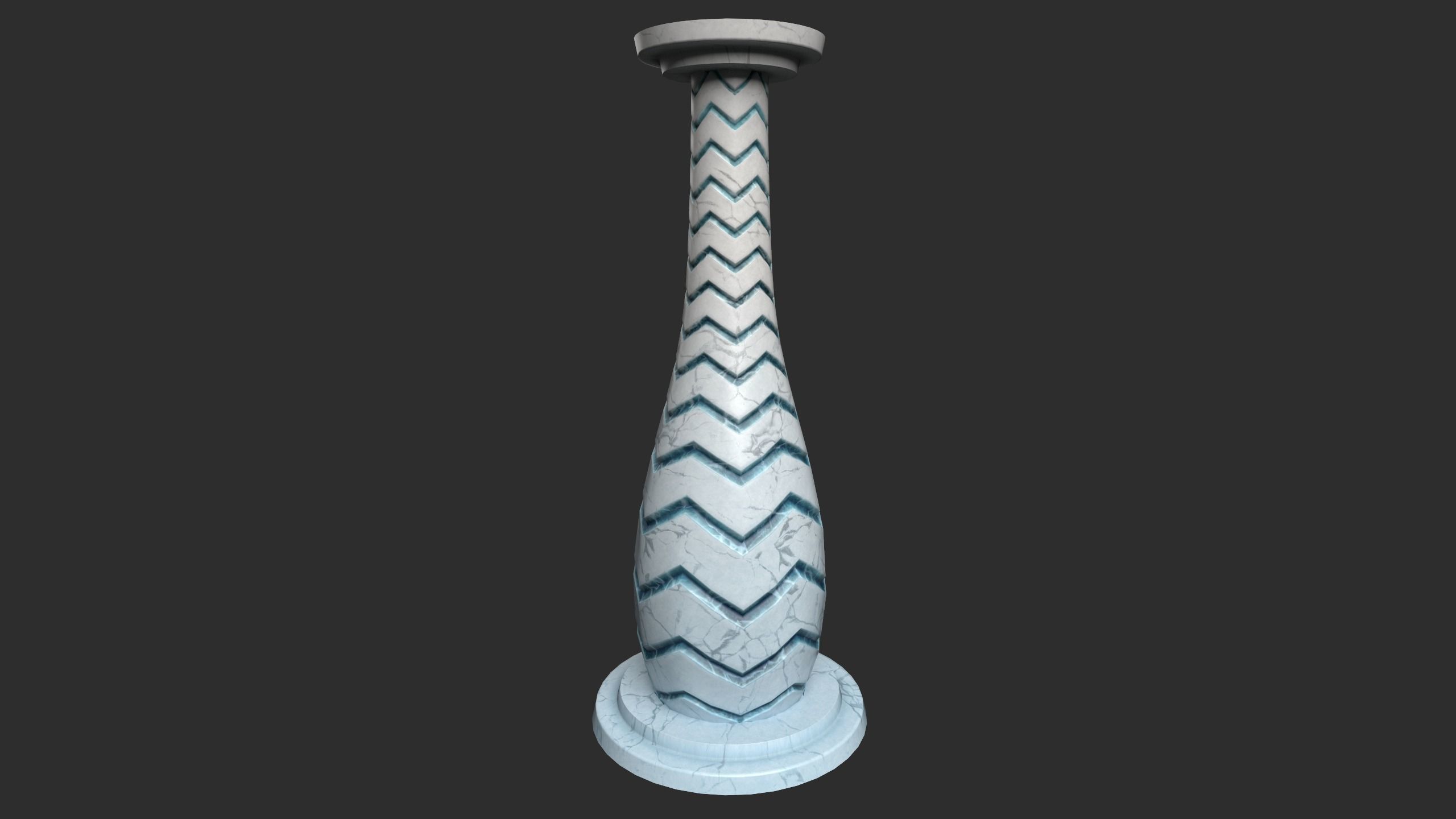 3D model Fantasy Marble Pillar VR / AR / low-poly | CGTrader