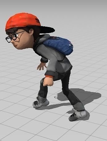 runner boy free VR / AR / low-poly 3D model animated rigged | CGTrader