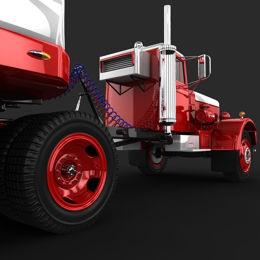 peterbilt 281 - duel tribute 3D model | CGTrader