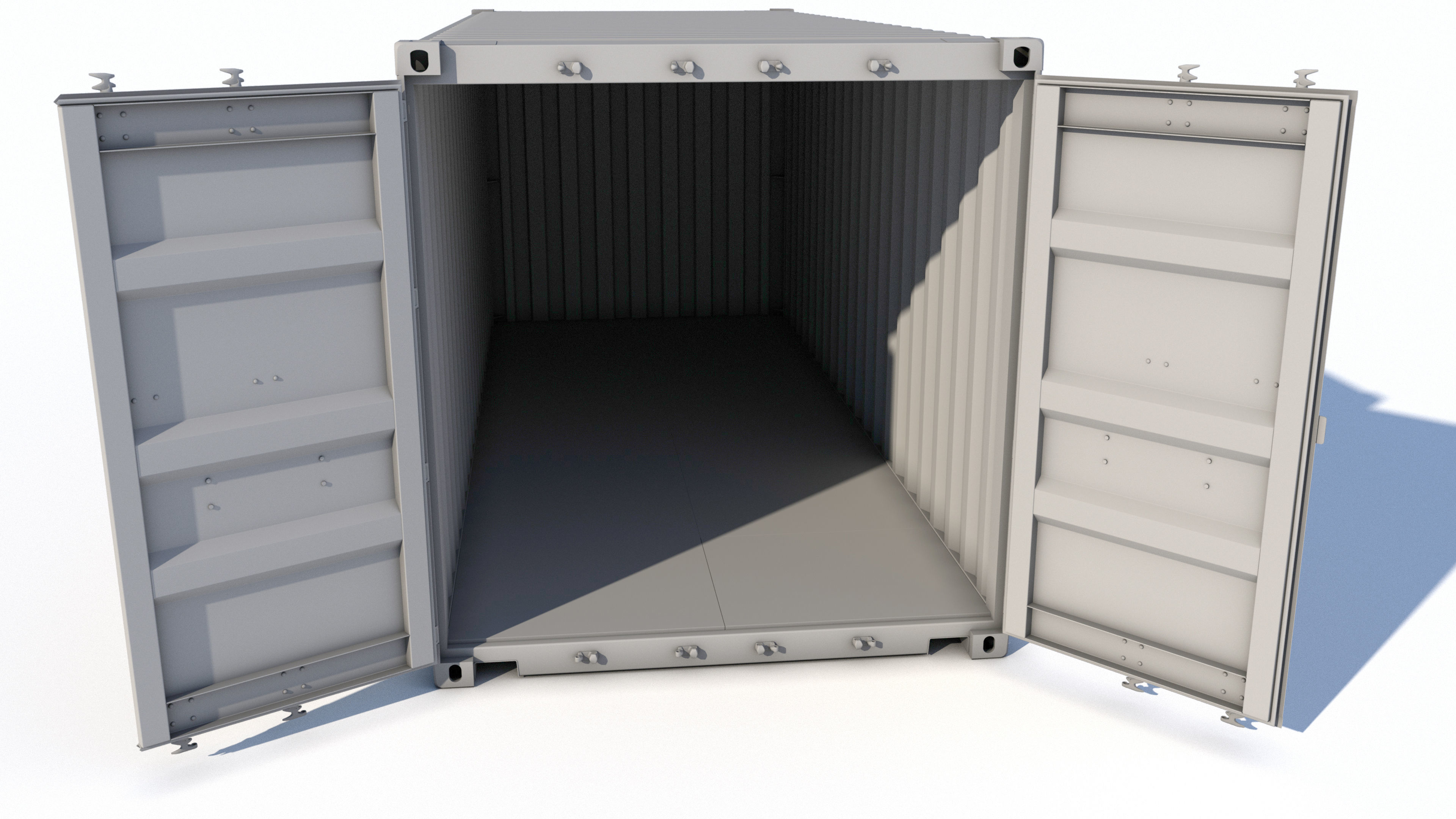 New 20ft Shipping Container 3D model | CGTrader