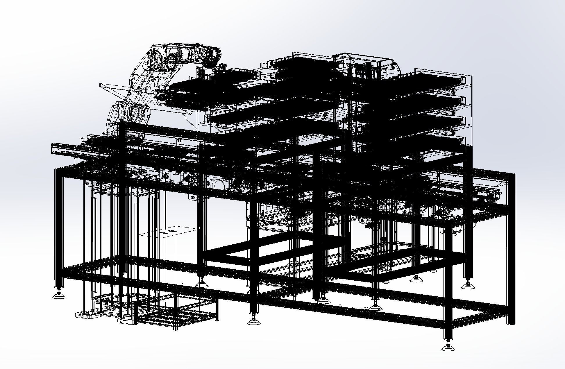 Automatic memory module assembly machine 3D model | CGTrader