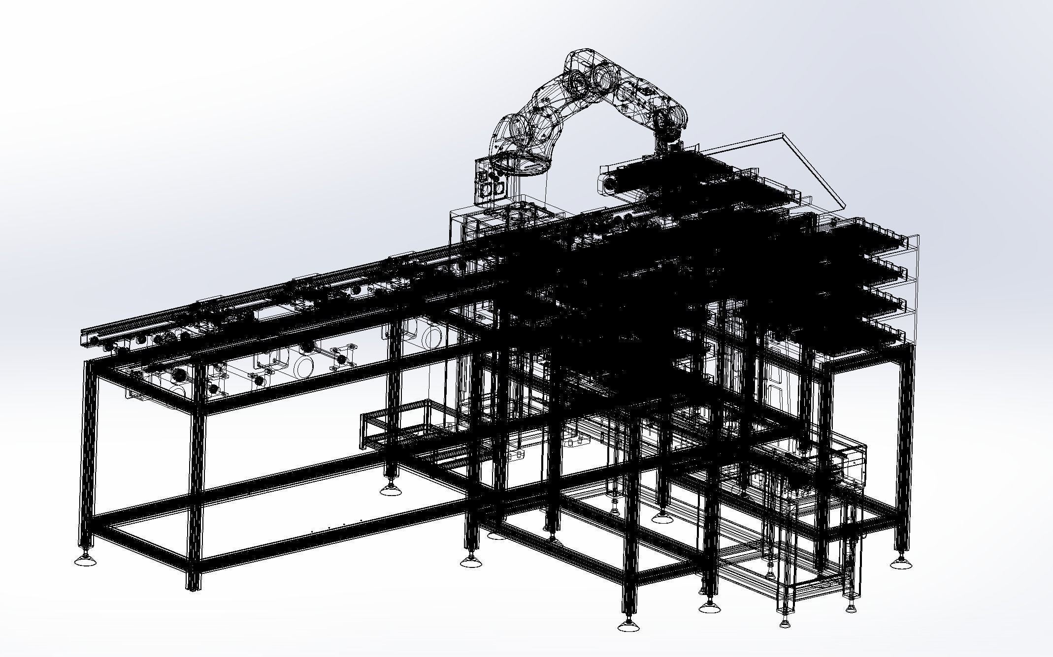 Automatic memory module assembly machine 3D model | CGTrader