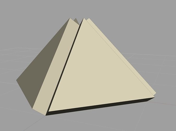 Extruded pyramid free 3D model | CGTrader