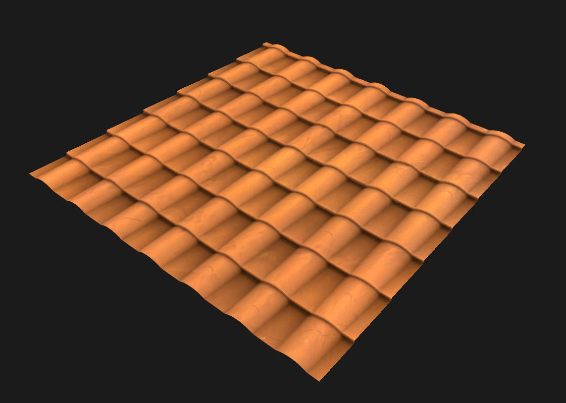 15 Stylized and Seamless Roof Tiles PBR Textures and Materials Texture ...
