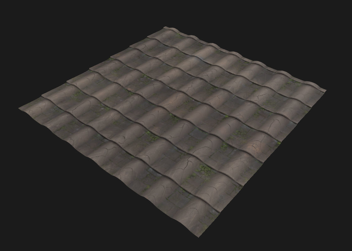 15 Stylized and Seamless Roof Tiles PBR Textures and Materials Texture ...