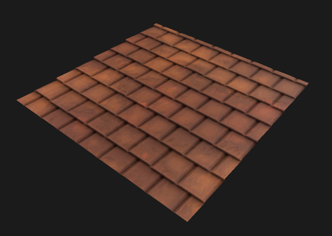 15 Stylized and Seamless Roof Tiles PBR Textures and Materials Texture ...