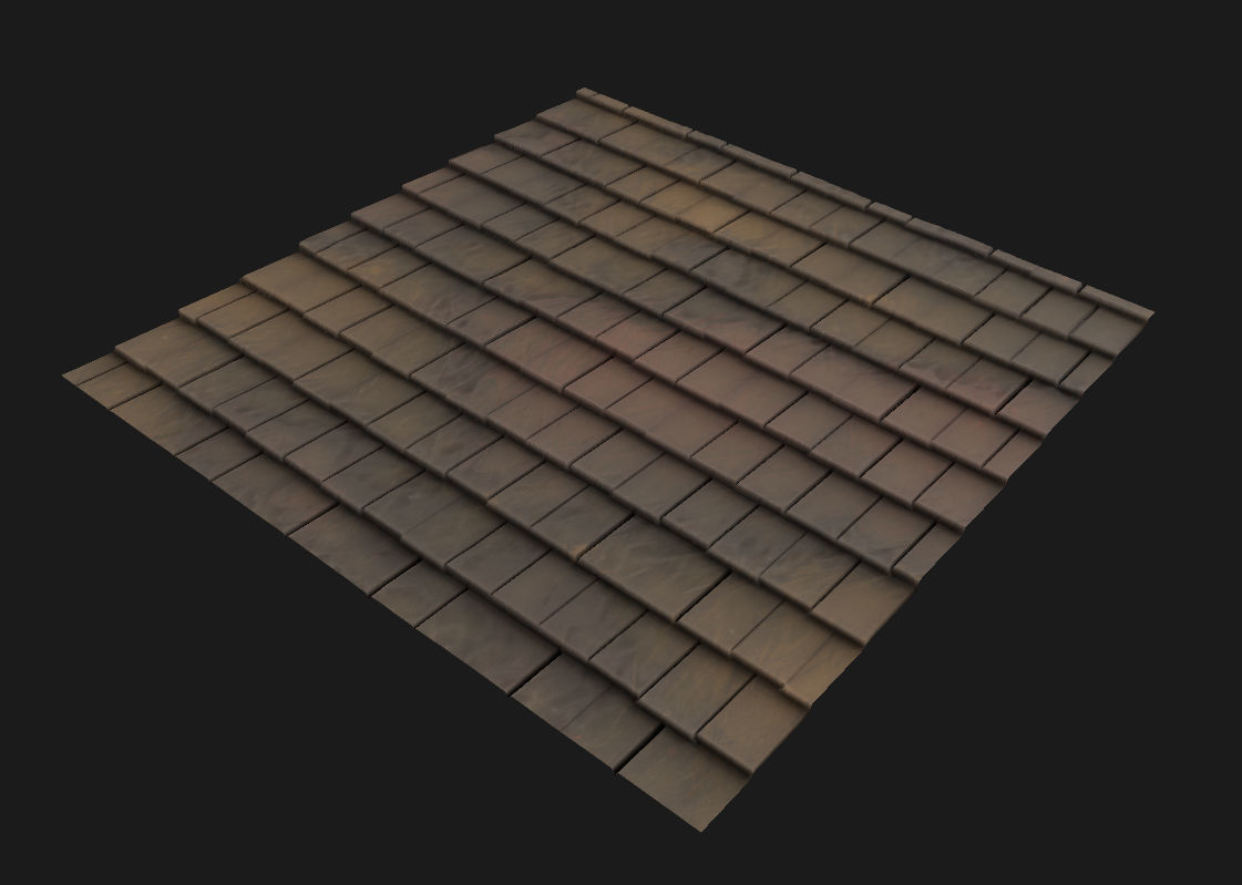 15 Stylized and Seamless Roof Tiles PBR Textures and Materials Texture ...
