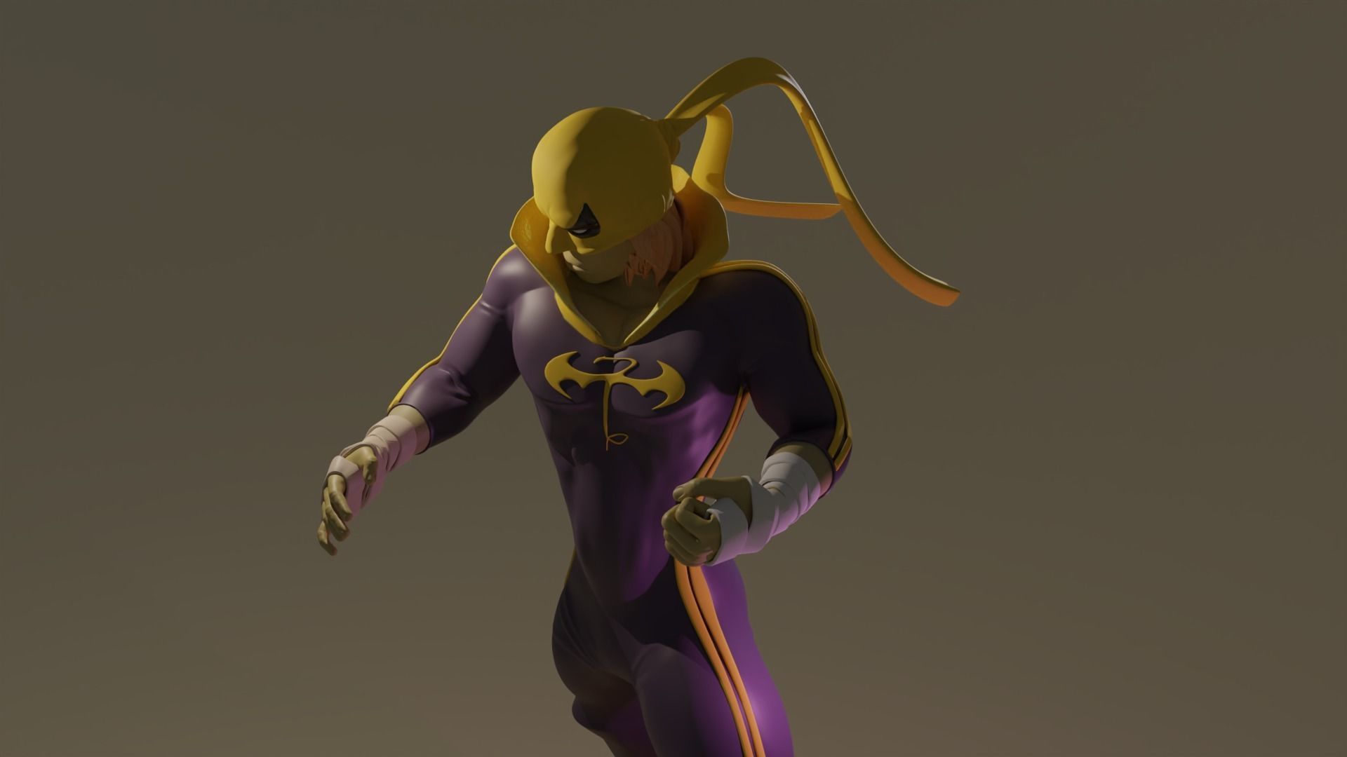 Marvel Iron Fist 3D print model free 3D model 3D printable | CGTrader