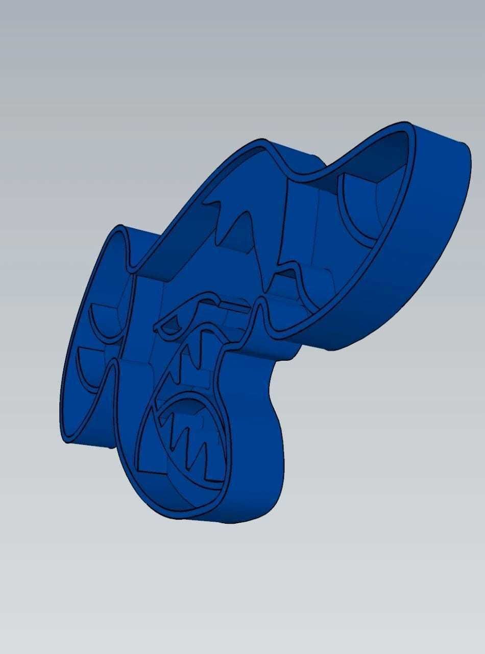 Amazing Pokemon Garchomp Cookie Cutter Stamp Cake Decorating 3D model ...