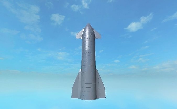 3D model SpaceX Starship Low Poly 3D Model VR / AR / low-poly | CGTrader