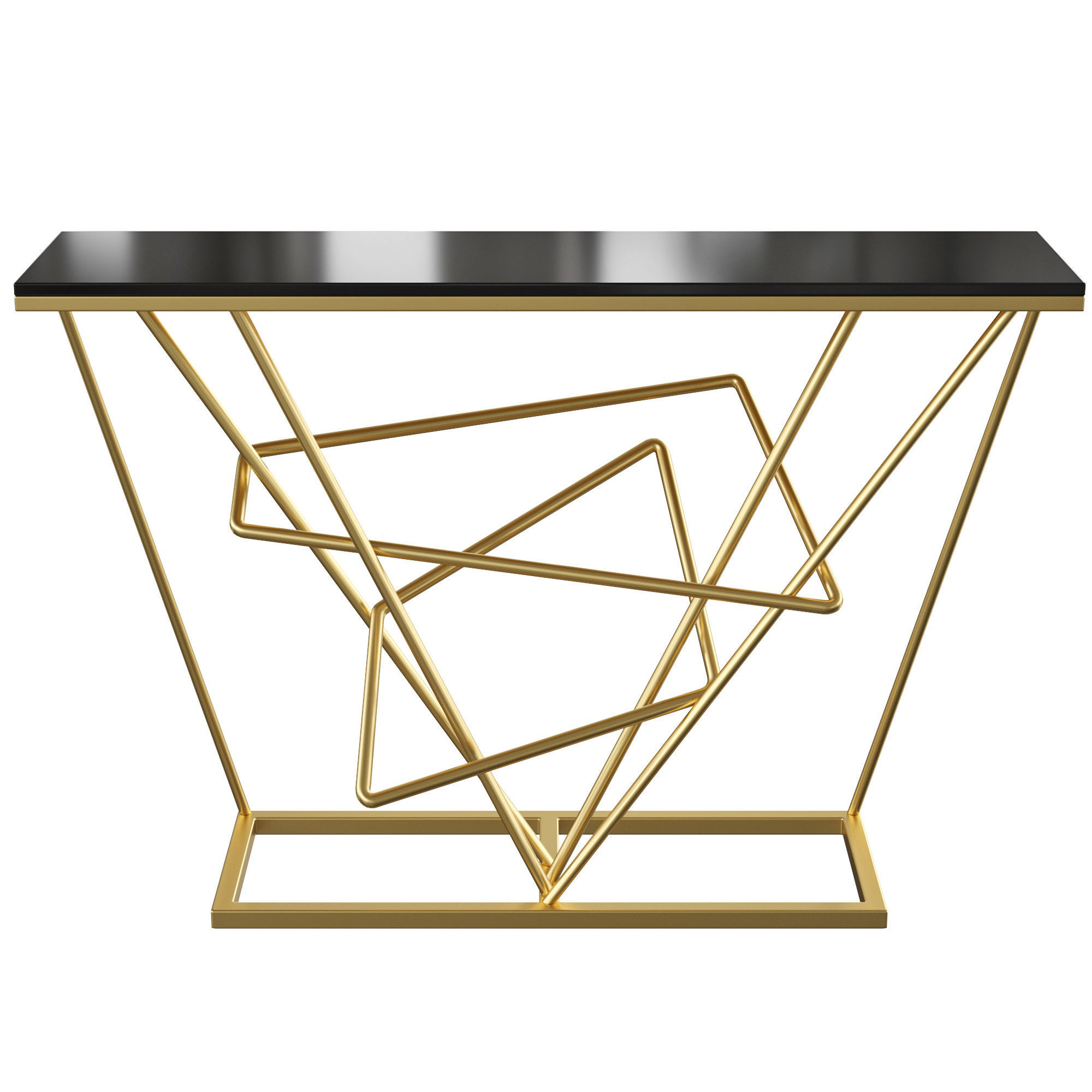 Modern Narrow Console Table 3D model | CGTrader