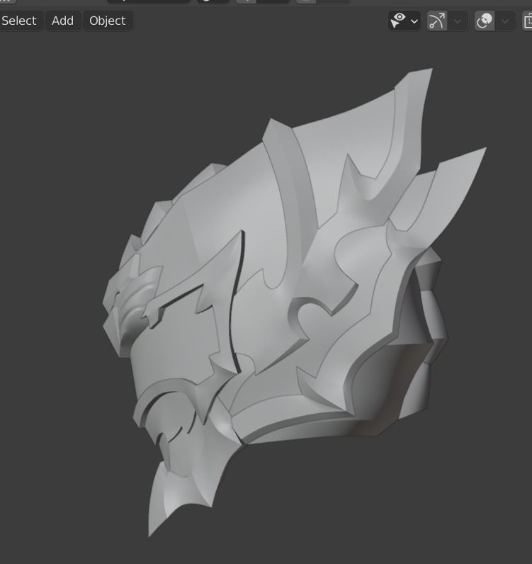 Armor Hero Emperor 3D Printable Helmet 3D model 3D printable | CGTrader