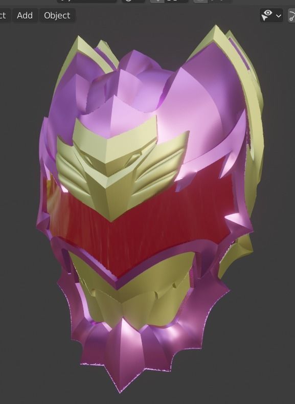Armor Hero Emperor 3D Printable Helmet 3D model 3D printable | CGTrader