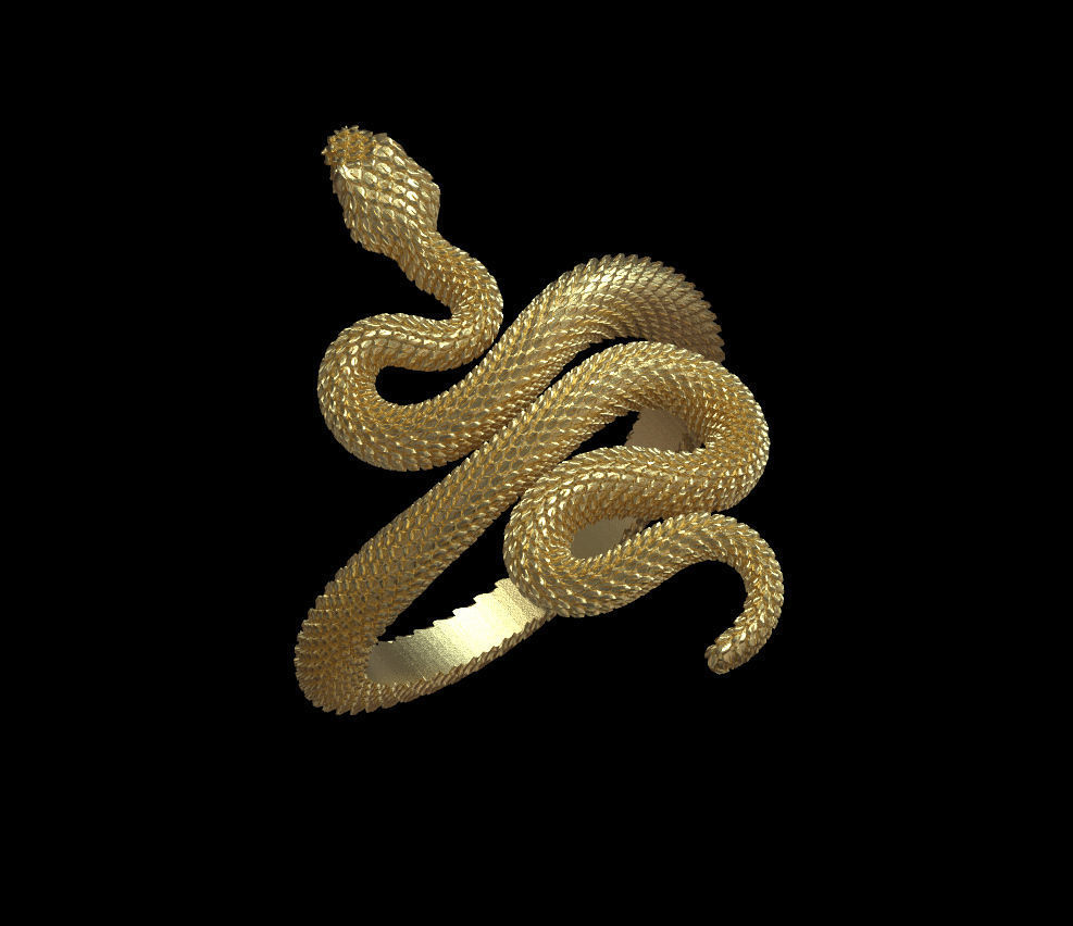 snake 3D model 3D printable | CGTrader