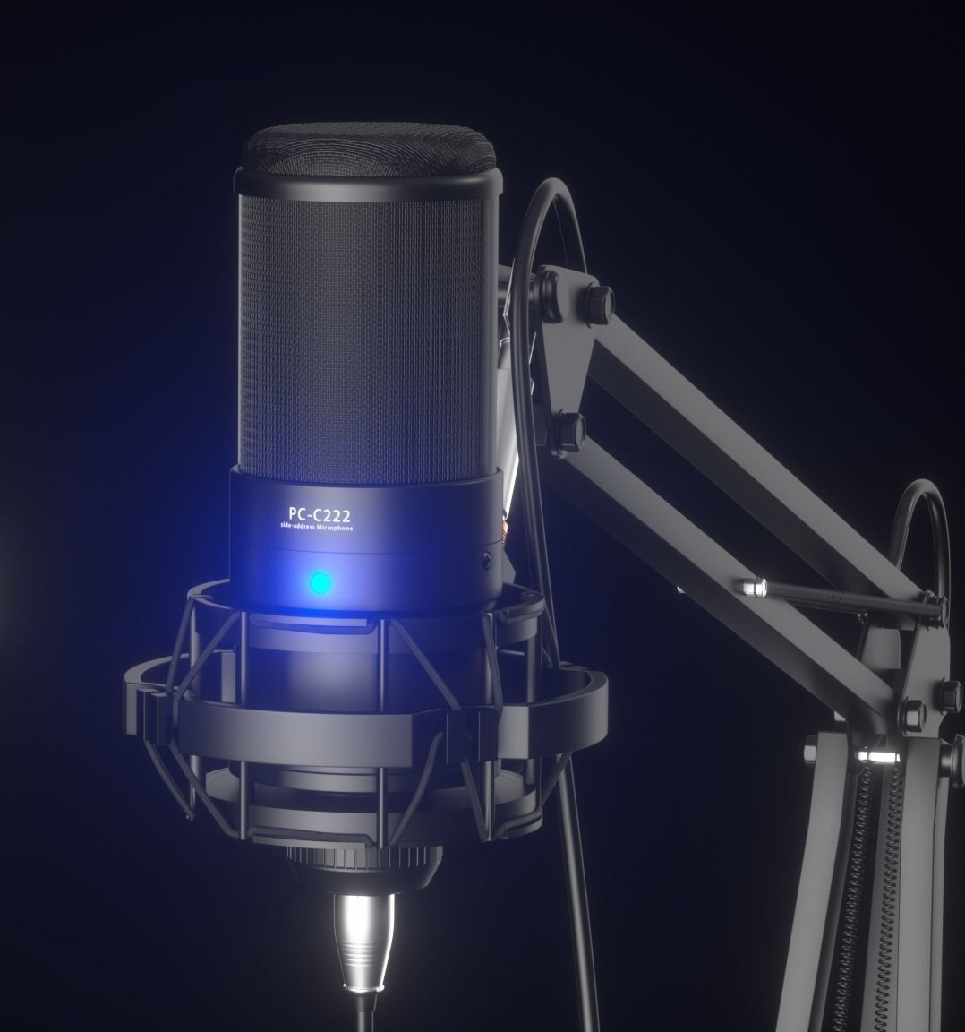 microphone Condenser microphone Bracket 3D model | CGTrader