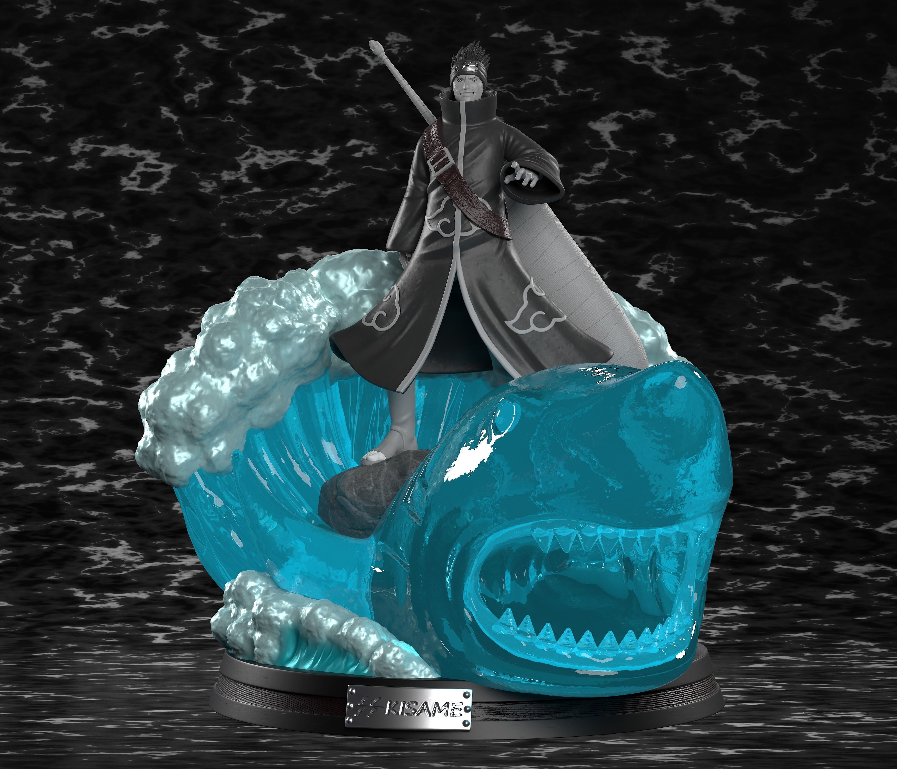 Kisame - Akatsuki 3D model 3D printable | CGTrader