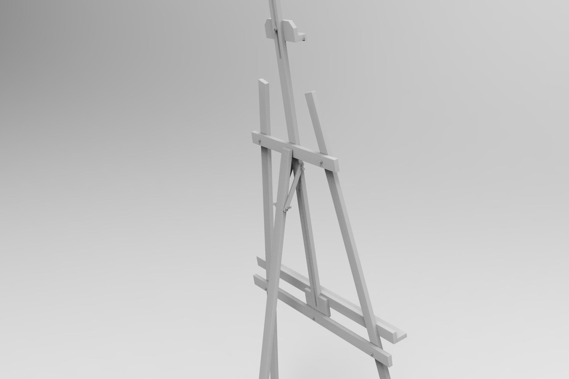 Easel 3d Model wooden 3D model | CGTrader