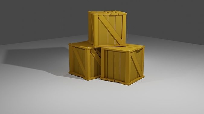Box and boxes 3D model animated | CGTrader