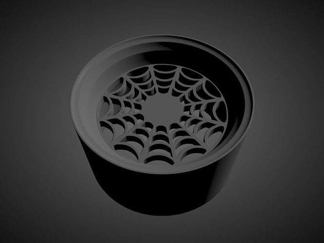 Spider Web Rims scalable and printable 3D model 3D printable | CGTrader