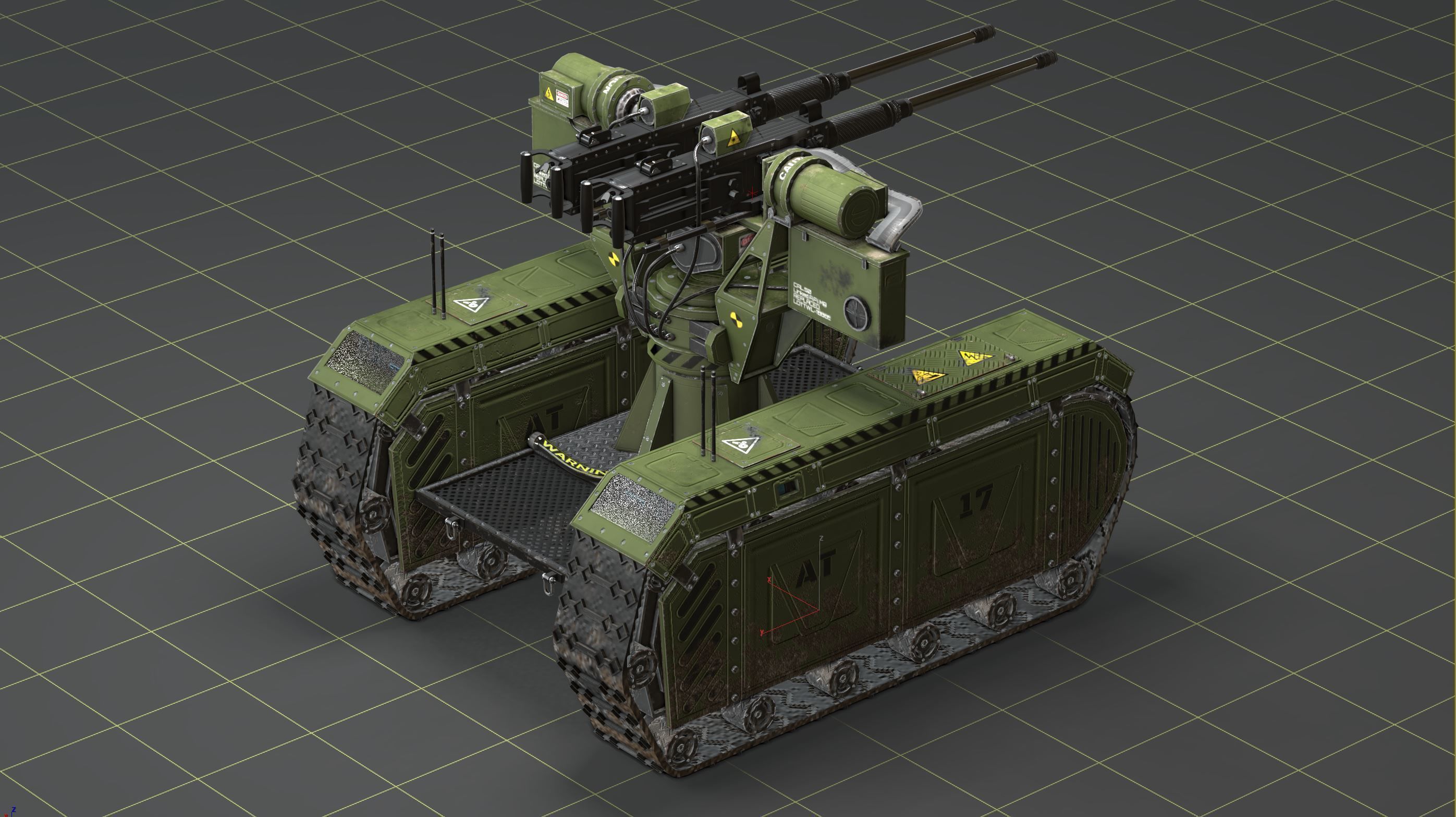 3D model THeMIS - UGV - Unmanned Ground Vehicle VR / AR / low-poly ...