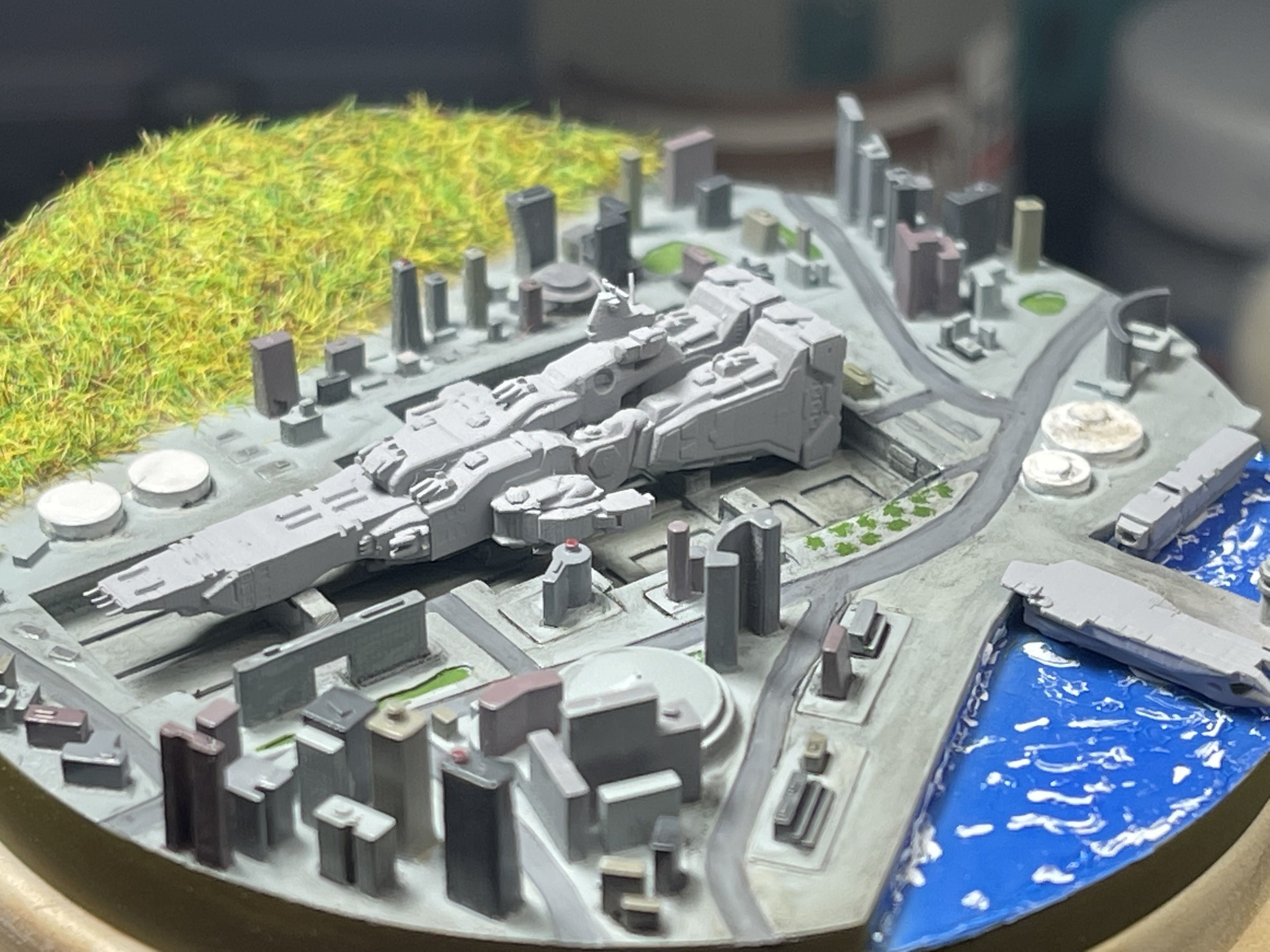 Macross - SDF-1 Base - Space ship not include 3D model 3D printable ...