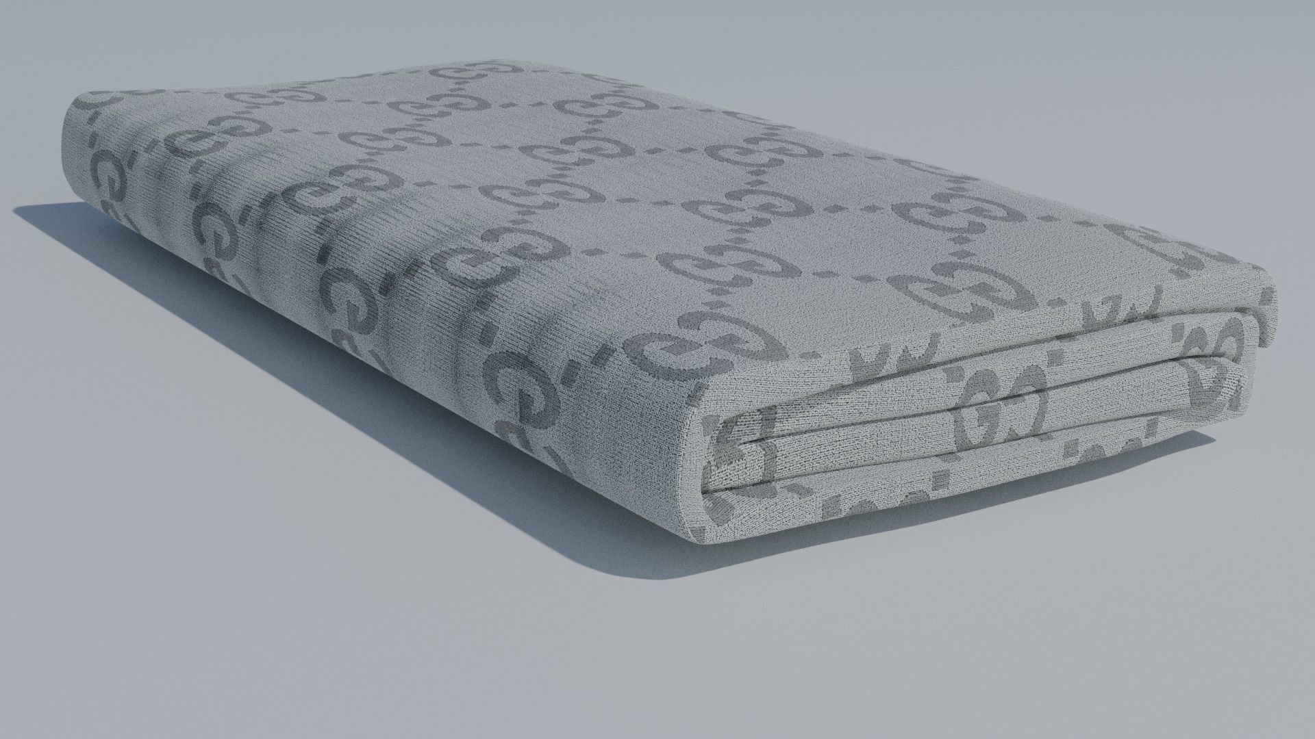 3D model Gucci towel low poly PBR textures VR / AR / low-poly | CGTrader