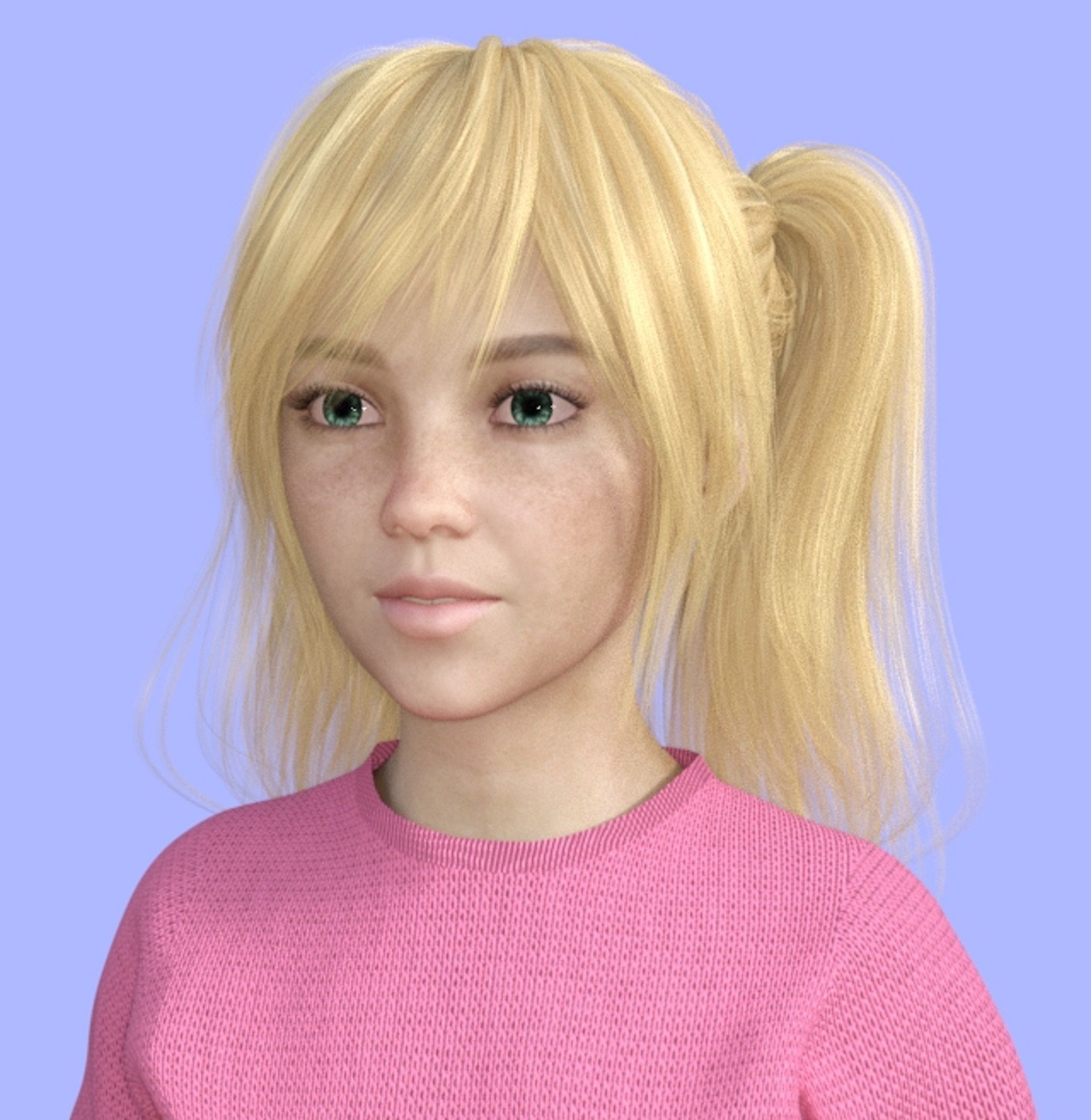 Diana Tween baby Genesis 8 Female 3D Model 3D model | CGTrader