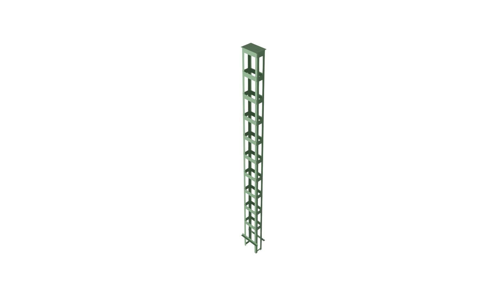 3D model STEEL FACTORY COLUMN VR / AR / low-poly | CGTrader