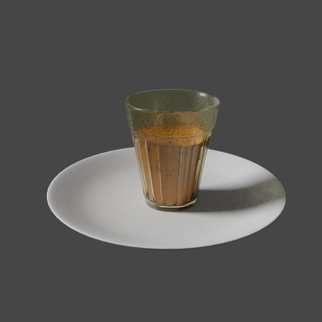 Tea glass - Chai glass 3D model | CGTrader