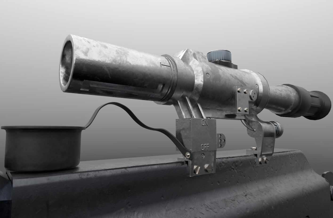 3D model GAMEREADY ASSAULT RIFLE 9A-91 WITH TELESCOPIC SIGHT PSO-1 VR ...