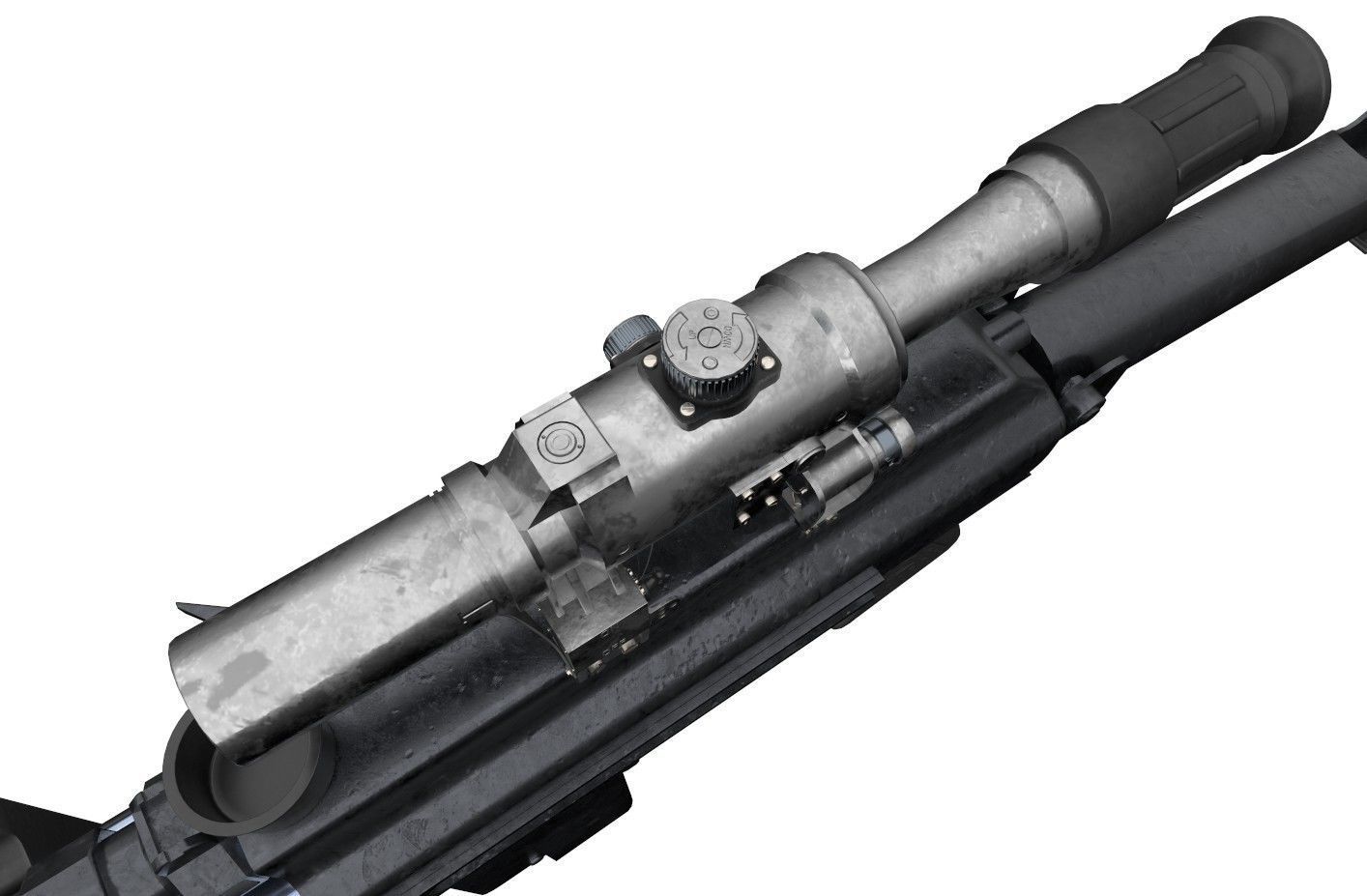 3D model GAMEREADY ASSAULT RIFLE 9A-91 WITH TELESCOPIC SIGHT PSO-1 VR ...