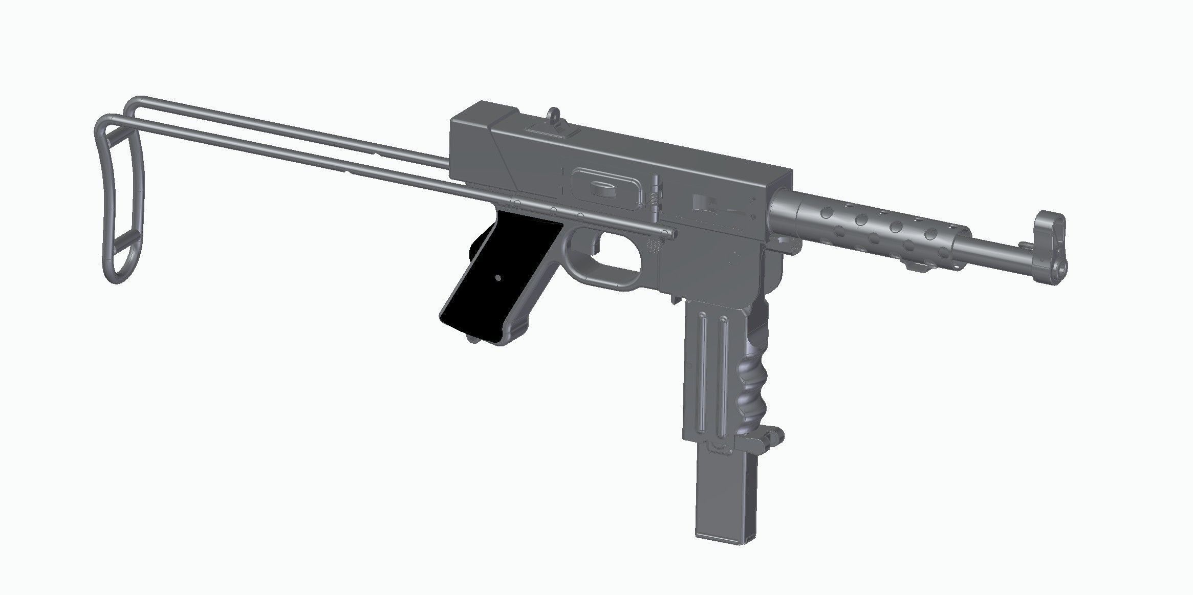 MAT-49 gun 3D model | CGTrader