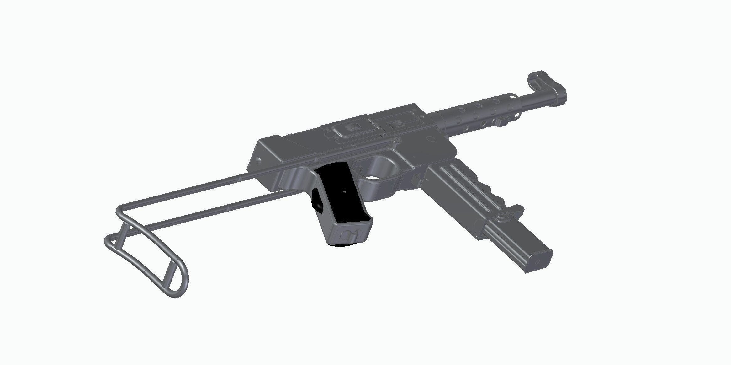 MAT-49 3D model | CGTrader