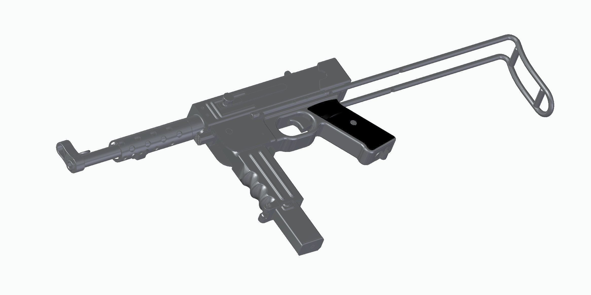 MAT-49 gun 3D model | CGTrader