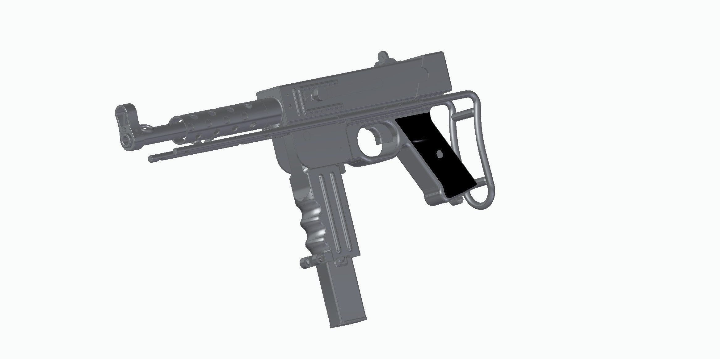 MAT-49 gun 3D model | CGTrader