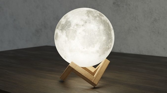 Moon Lamp 3D model | CGTrader