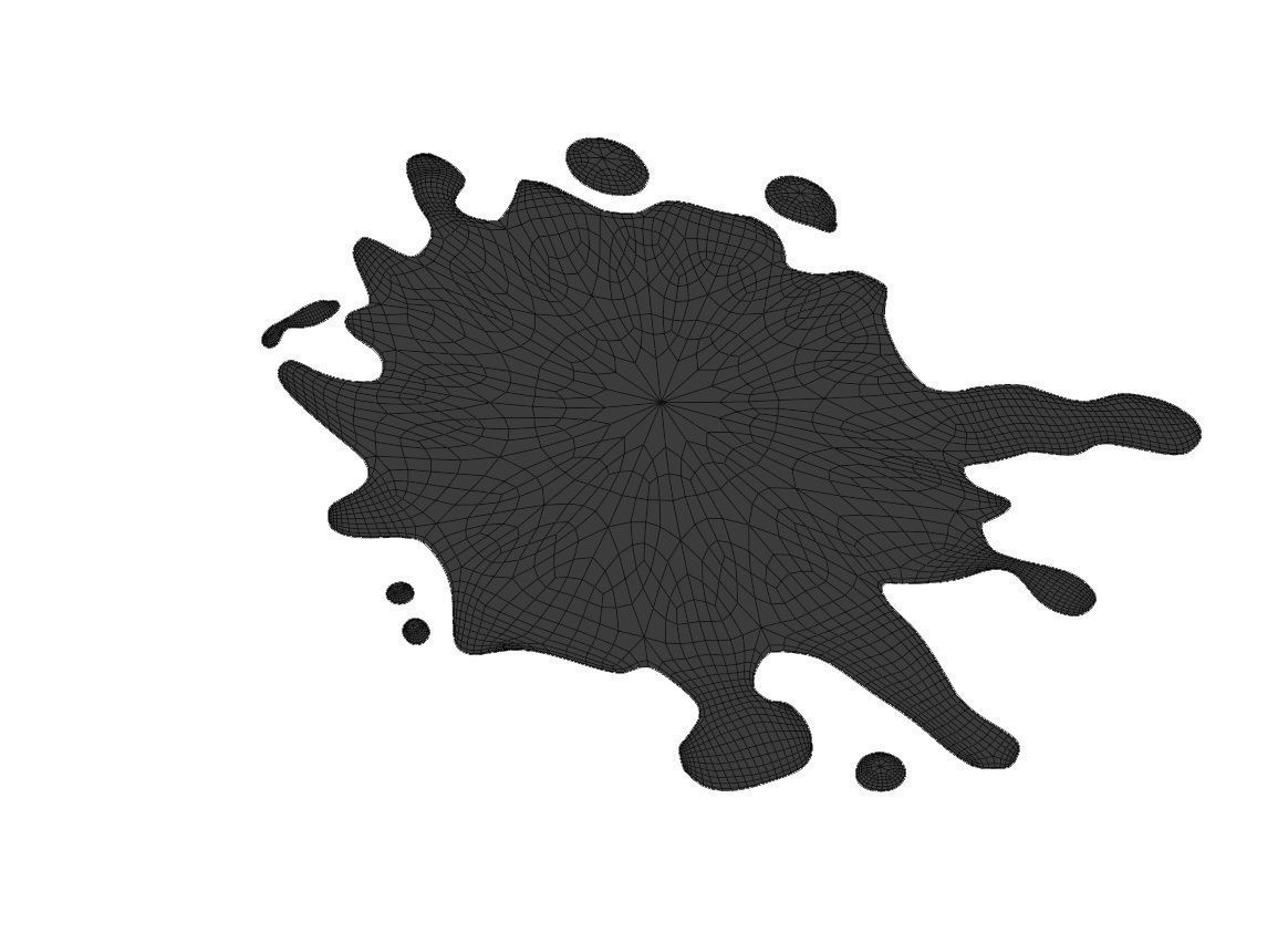 3D model Oil puddle VR / AR / low-poly | CGTrader