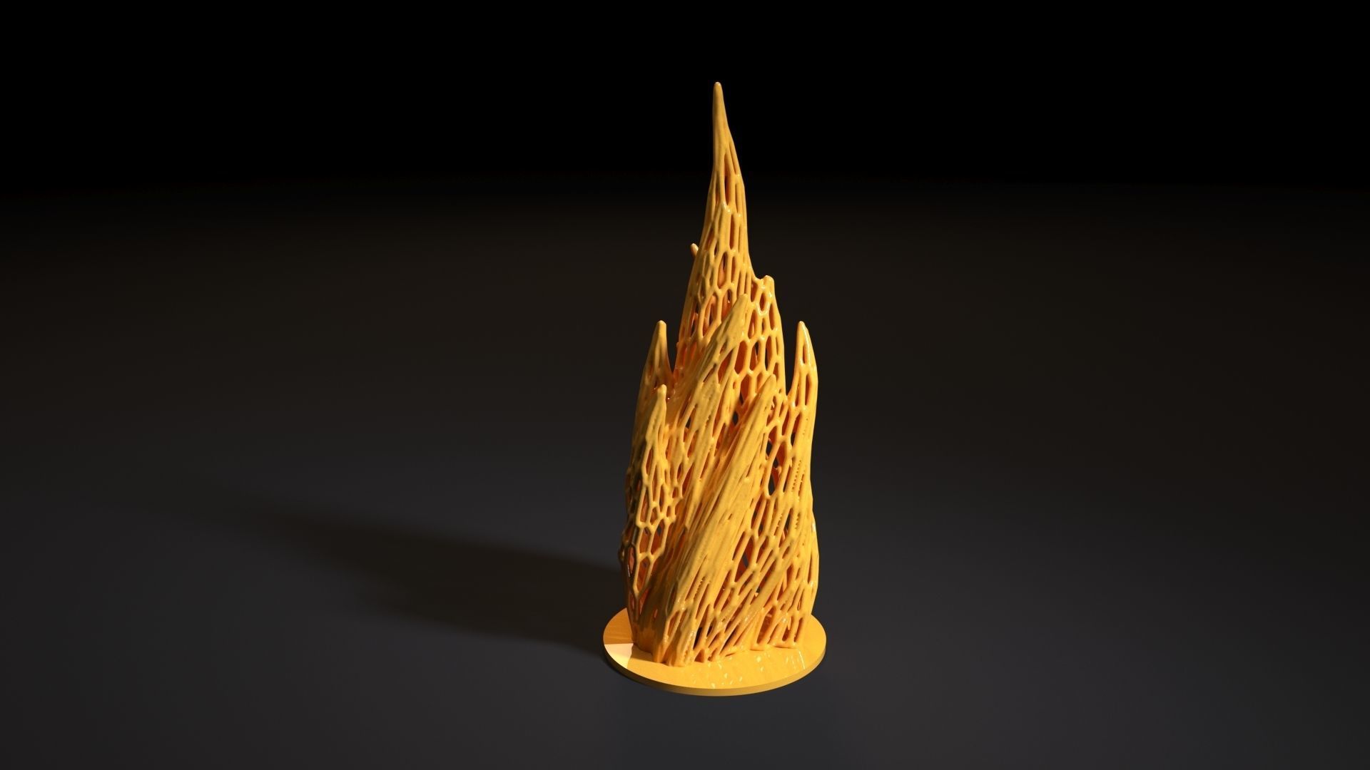 Fire flame 3D model 3D printable | CGTrader