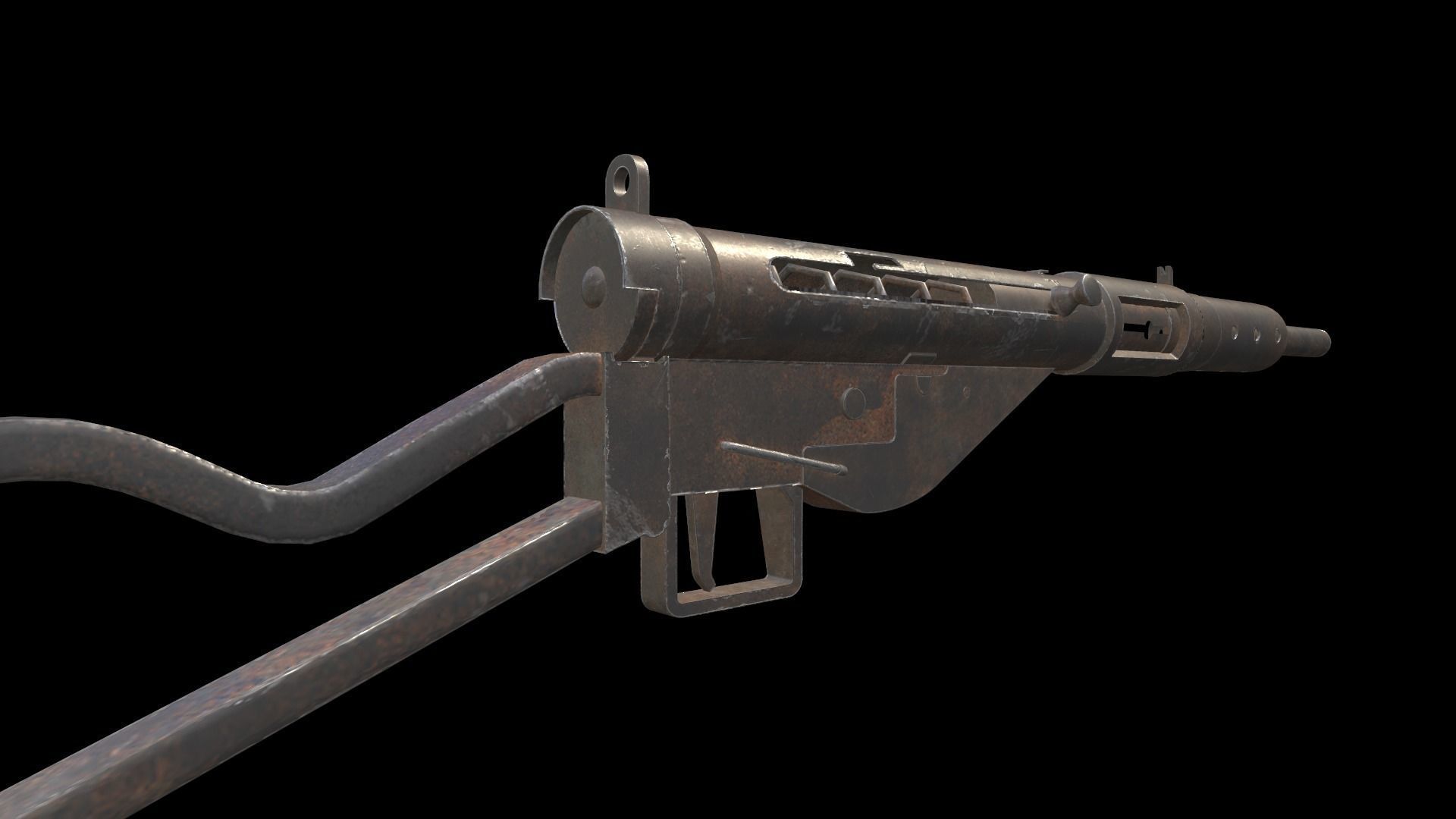 3D model Sten MK2 VR / AR / low-poly | CGTrader