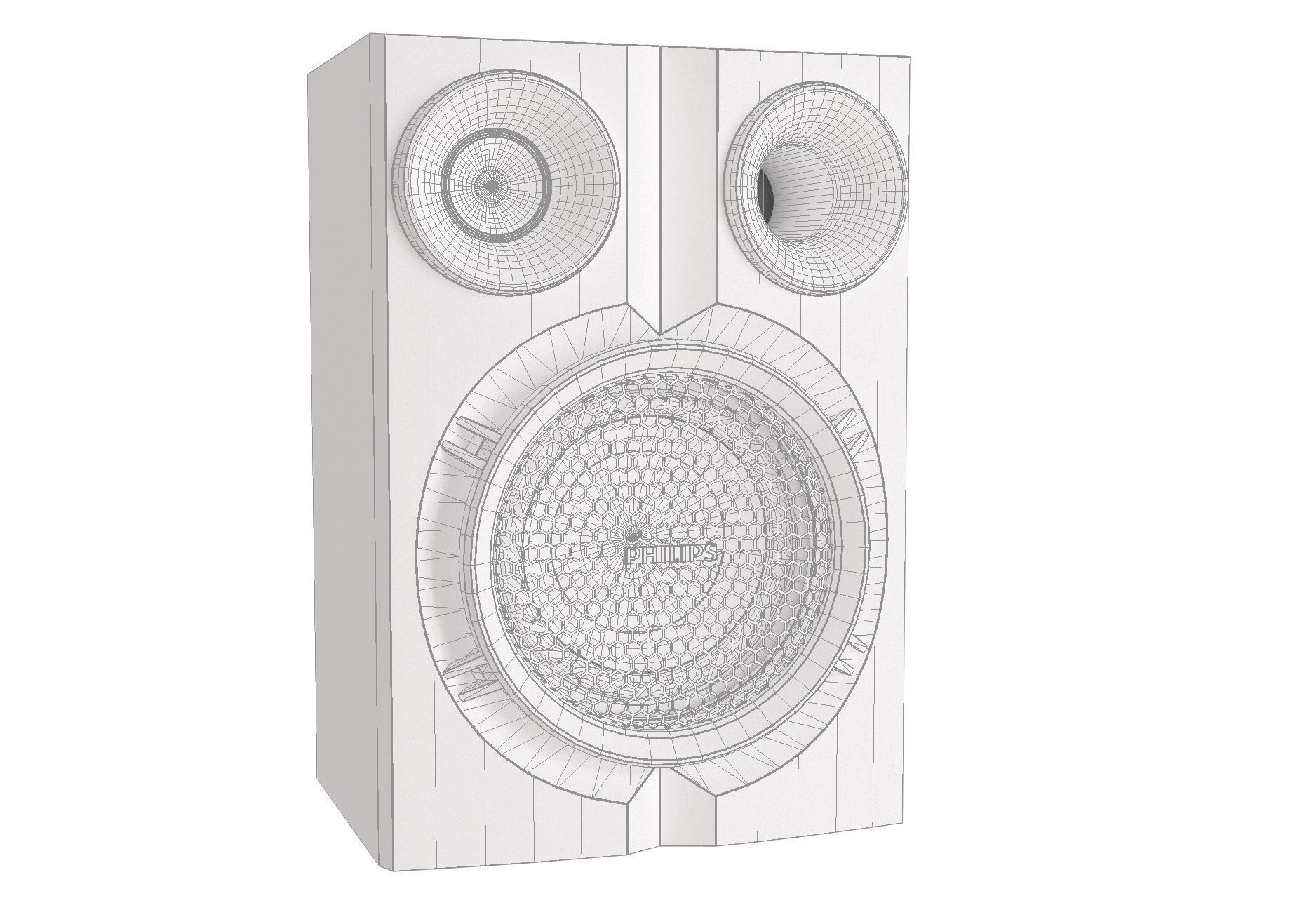 Mini Hi-Fi System Philips FX25 3D model | CGTrader