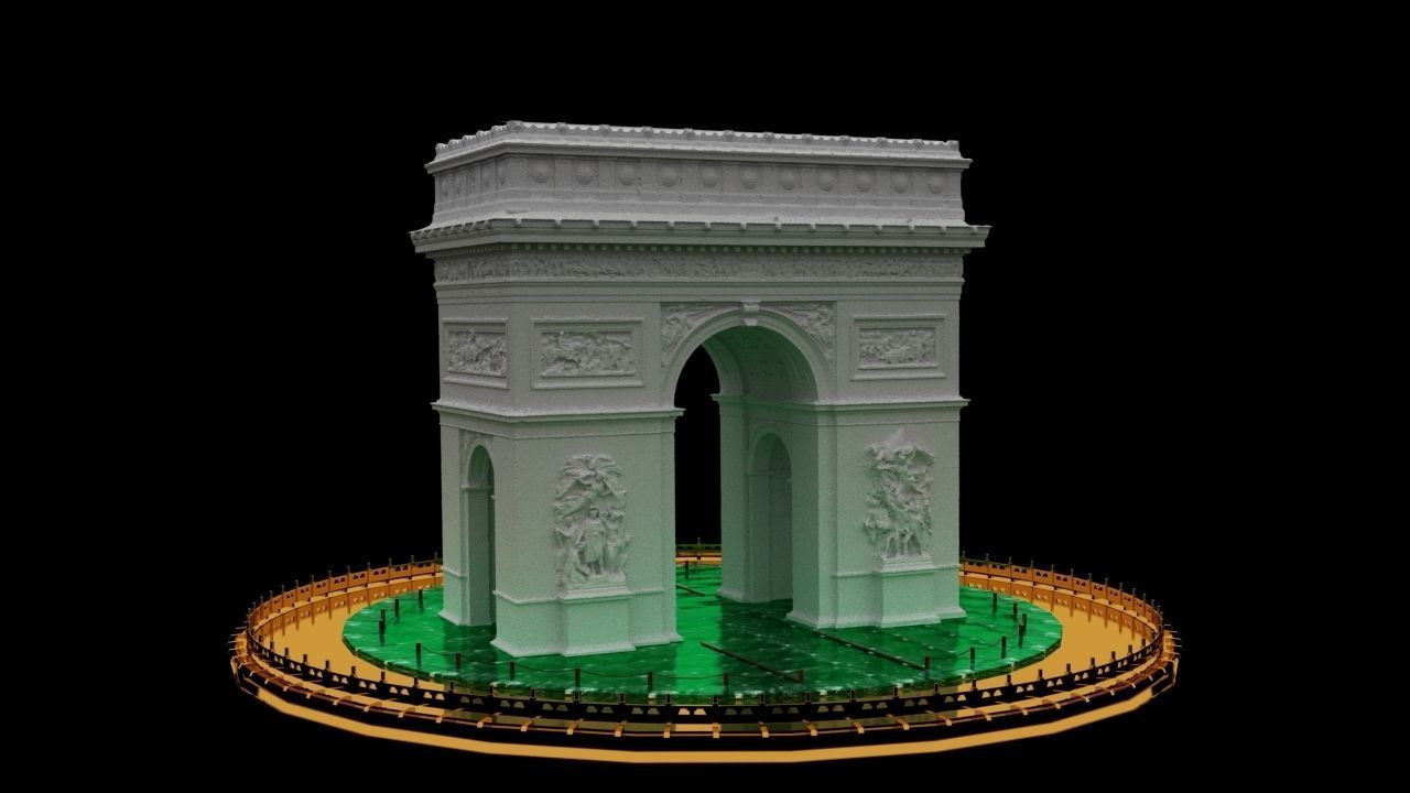 Arc de Triomphe 3D model | CGTrader