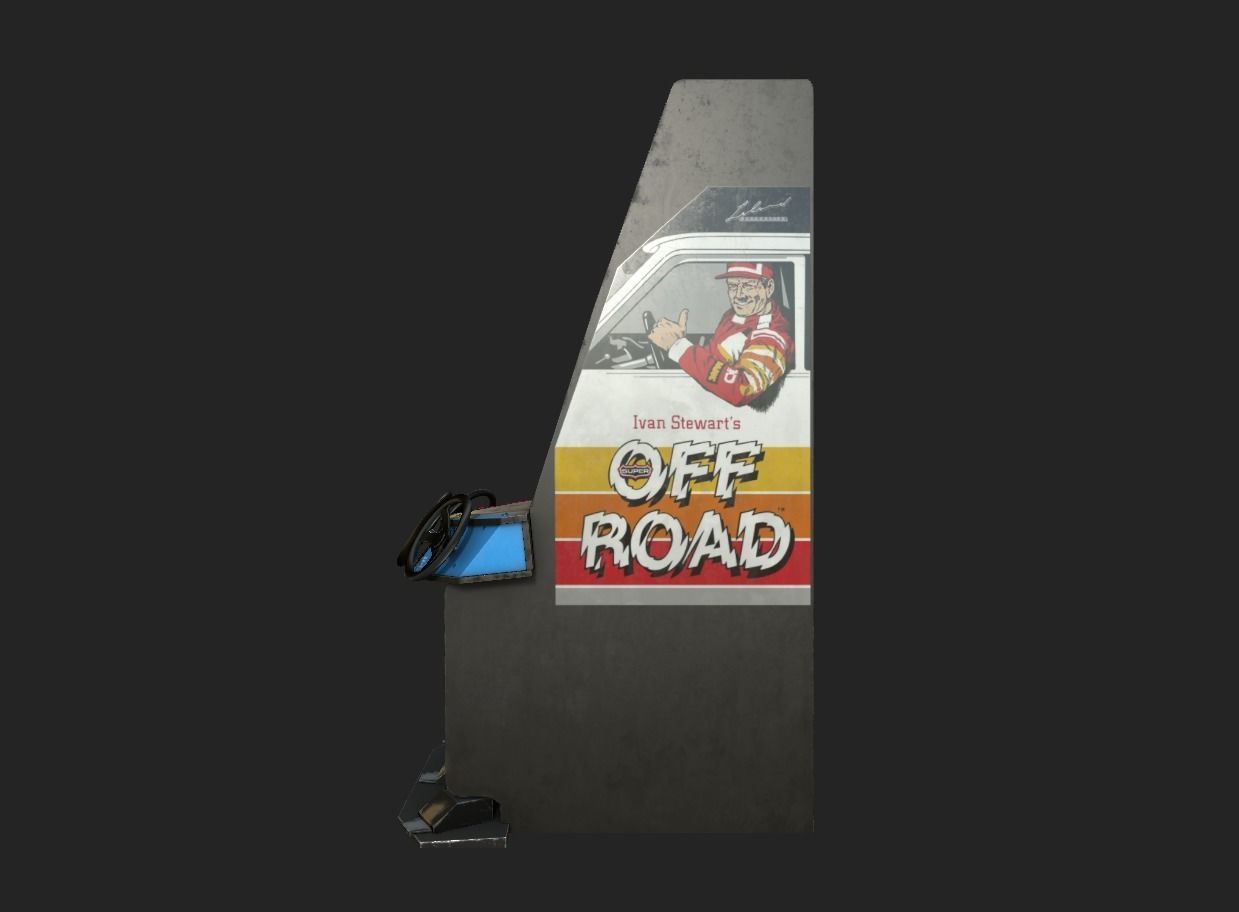 3D model Ironman Ivan Stewarts Super Off Road Arcade Machine VR / AR ...