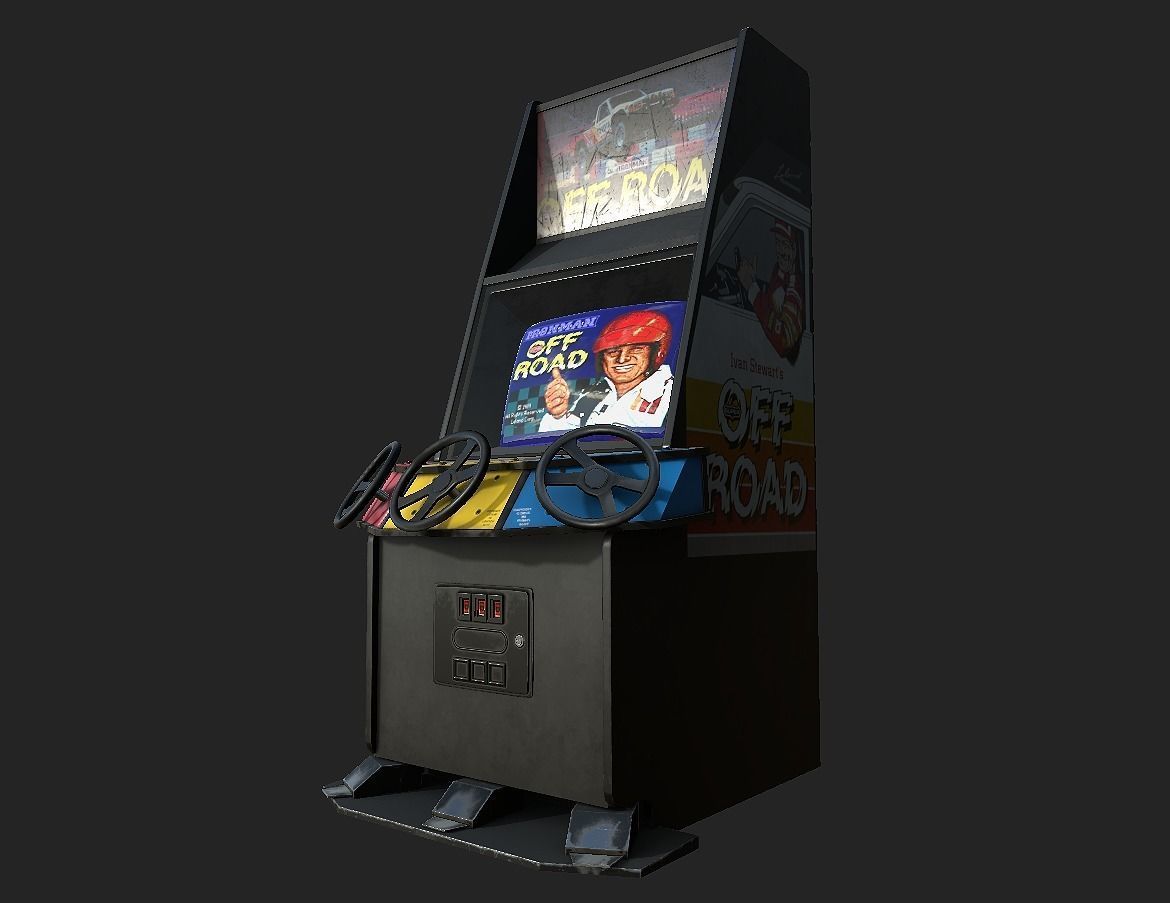 3D model Ironman Ivan Stewarts Super Off Road Arcade Machine VR / AR ...